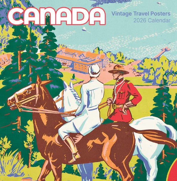 Canada Vintage Travel Posters 2026 Wall Calendar – AGH Shop